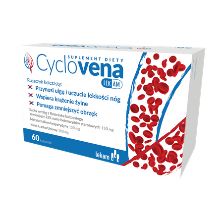 Cyclovena, 60 kapsułek | LEKI I SUPLEMENTY \ Układ krążenia i serce ...