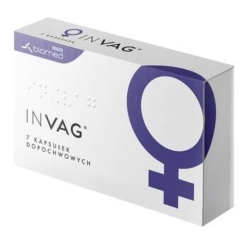 InVag, 7 kapsułek dopochwowych | INTYMNIE LEKI I SUPLEMENTY \ Układ ...