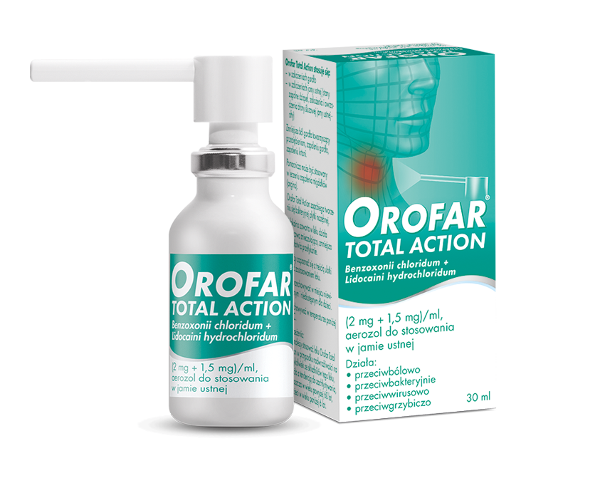 Orofar Total Action, aerozol 30 ml | LEKI I SUPLEMENTY \ Ból \ Ból ...